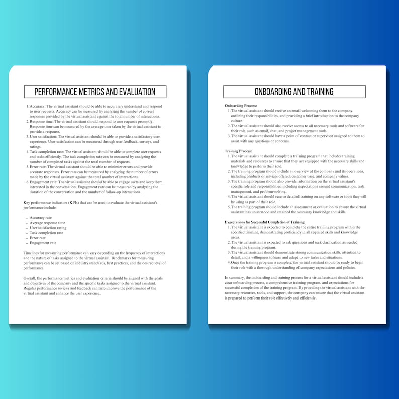 Standard Operating Procedure Virtual Assistant, Professional VA SOP ...