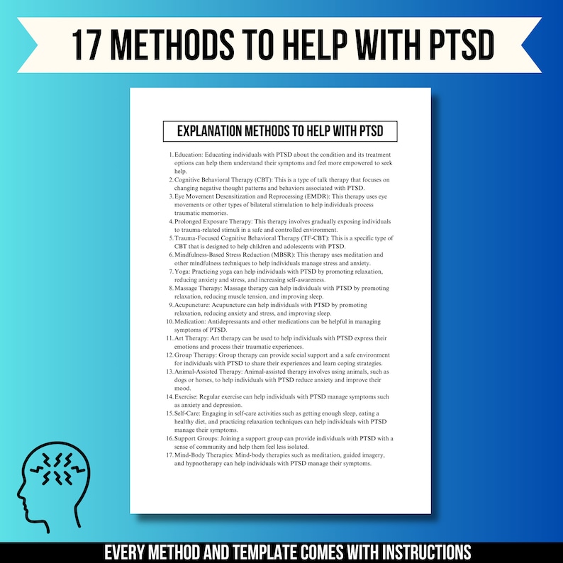 PTSD Workbook, Coping With PTSD, Ptsd Awareness, Ptsd Recovery Tool, Ptsd Self-help Guide, PTSD ...