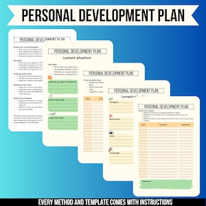Personal Development Plan, Career Plan, Self Improvement , Personal ...