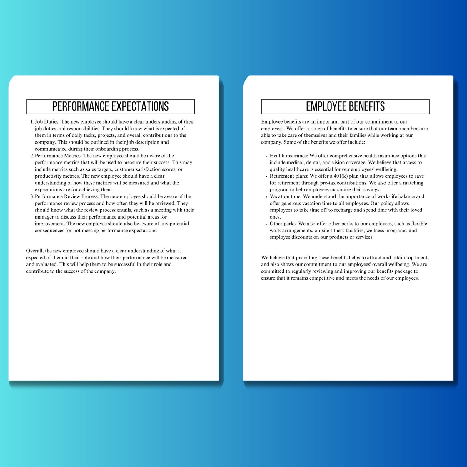 Standard Operating Procedure Employee Onboarding, Onboarding SOP, Hire ...