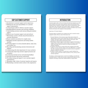 Standard Operating Procedure Customer Support, Customer Service ...