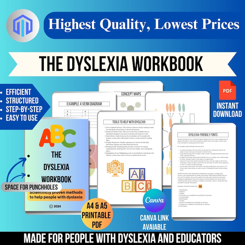 The Dyslexia Workbook Dyslexia Workbook, Learn Disabilities, Reading ...