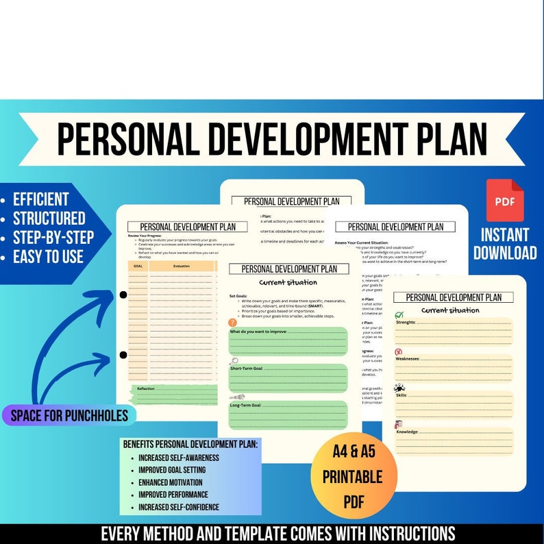 Personal Development Plan, Career Plan, Self Improvement , Personal ...
