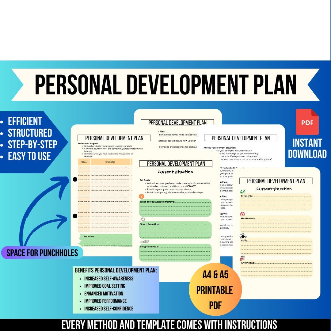 Personal Development Plan, Career Plan, Self Improvement , Personal ...