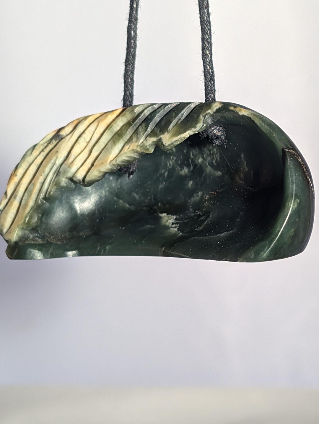 Jade Wave Pendant, From Big Sur, Natural Beach Stone - Etsy