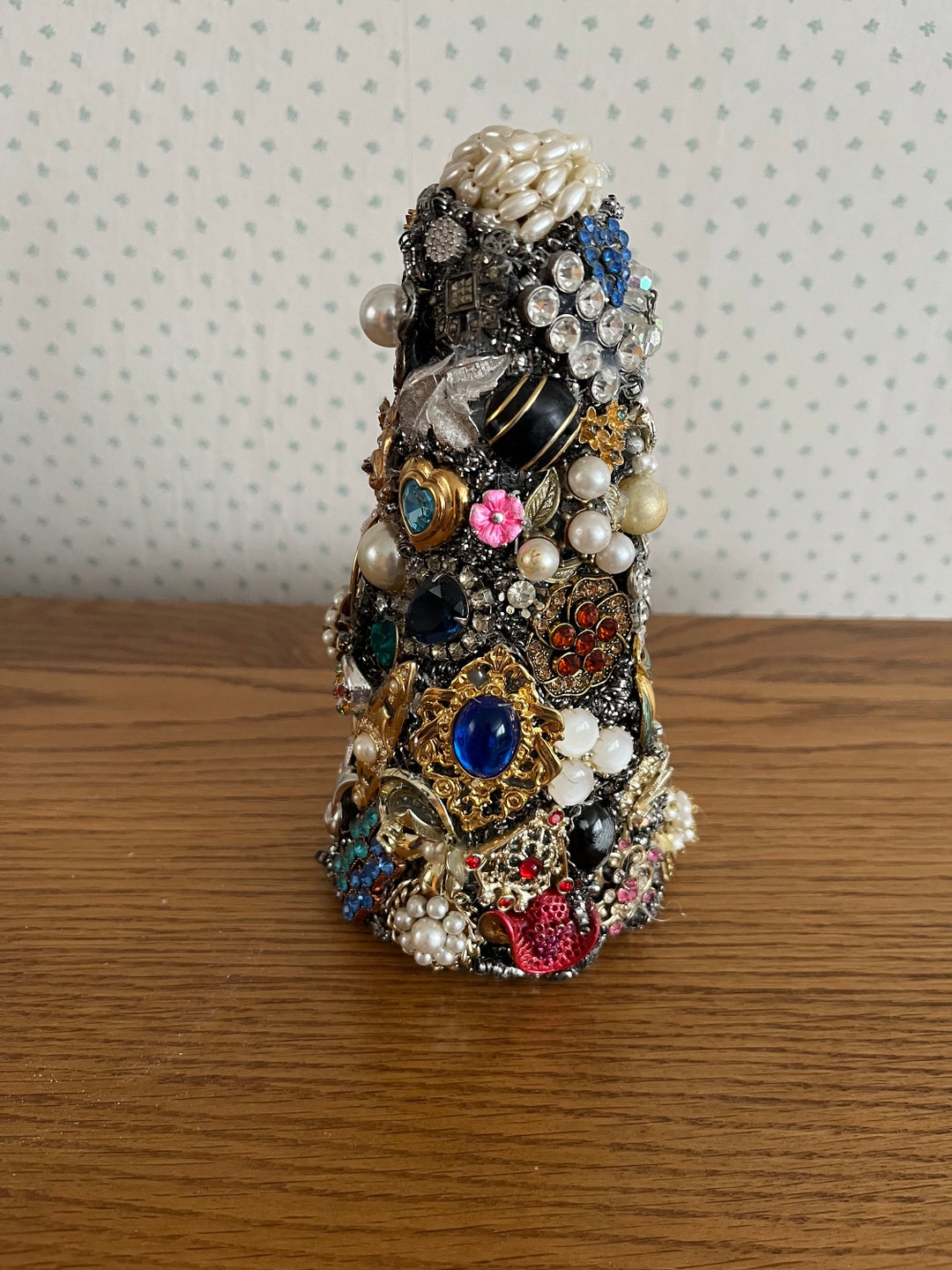 Jewelry Tree W/vintage & Costume Jewelry - Etsy