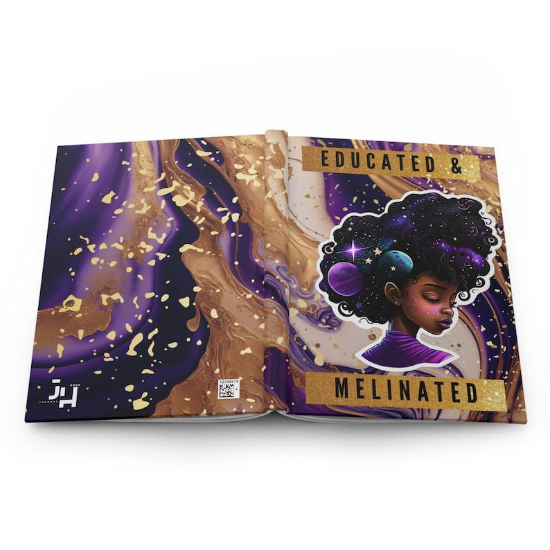 Afrocentric Black Women Hardcover Art Journals, Gift Journals for Her ...