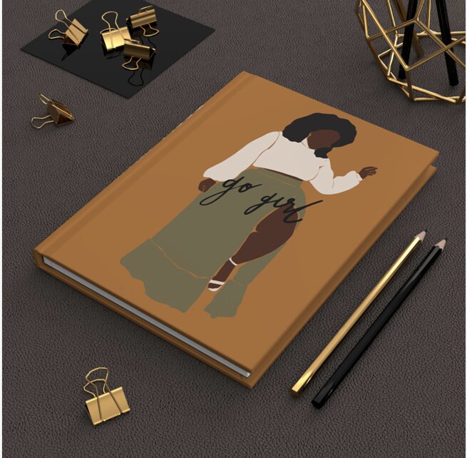 Black Women Art, Personalized Notebook, Gift Journals for Her, to Do ...