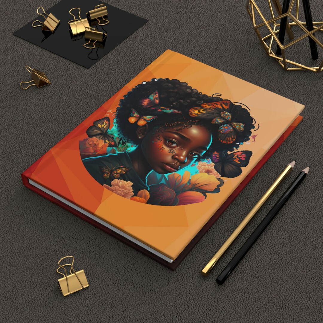 Melanin Hardcover Motivational Journal Gifts for Her, Journals for ...