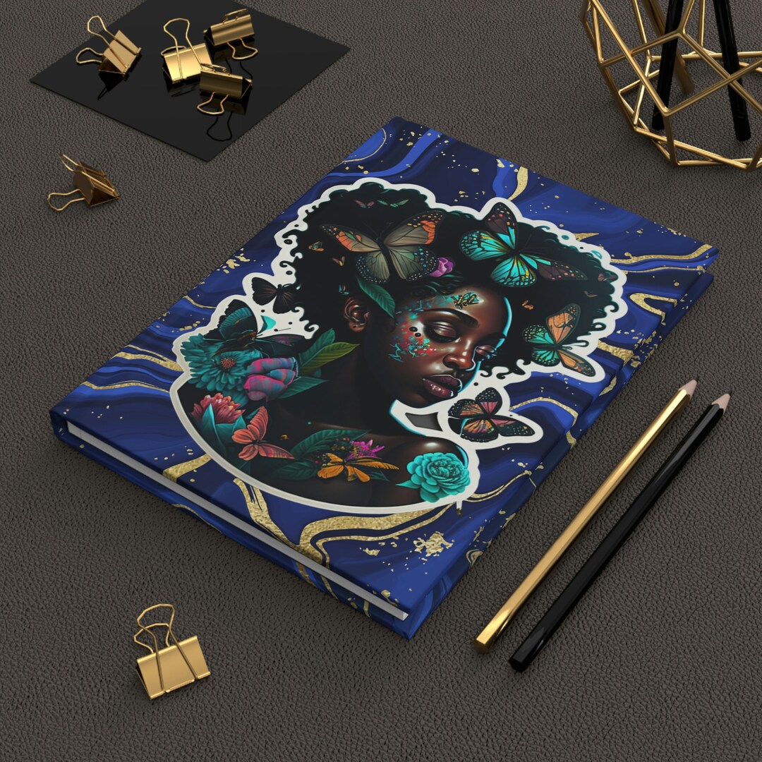 Melanin Hardcover Motivational Journal Gifts for Her, Journals for ...