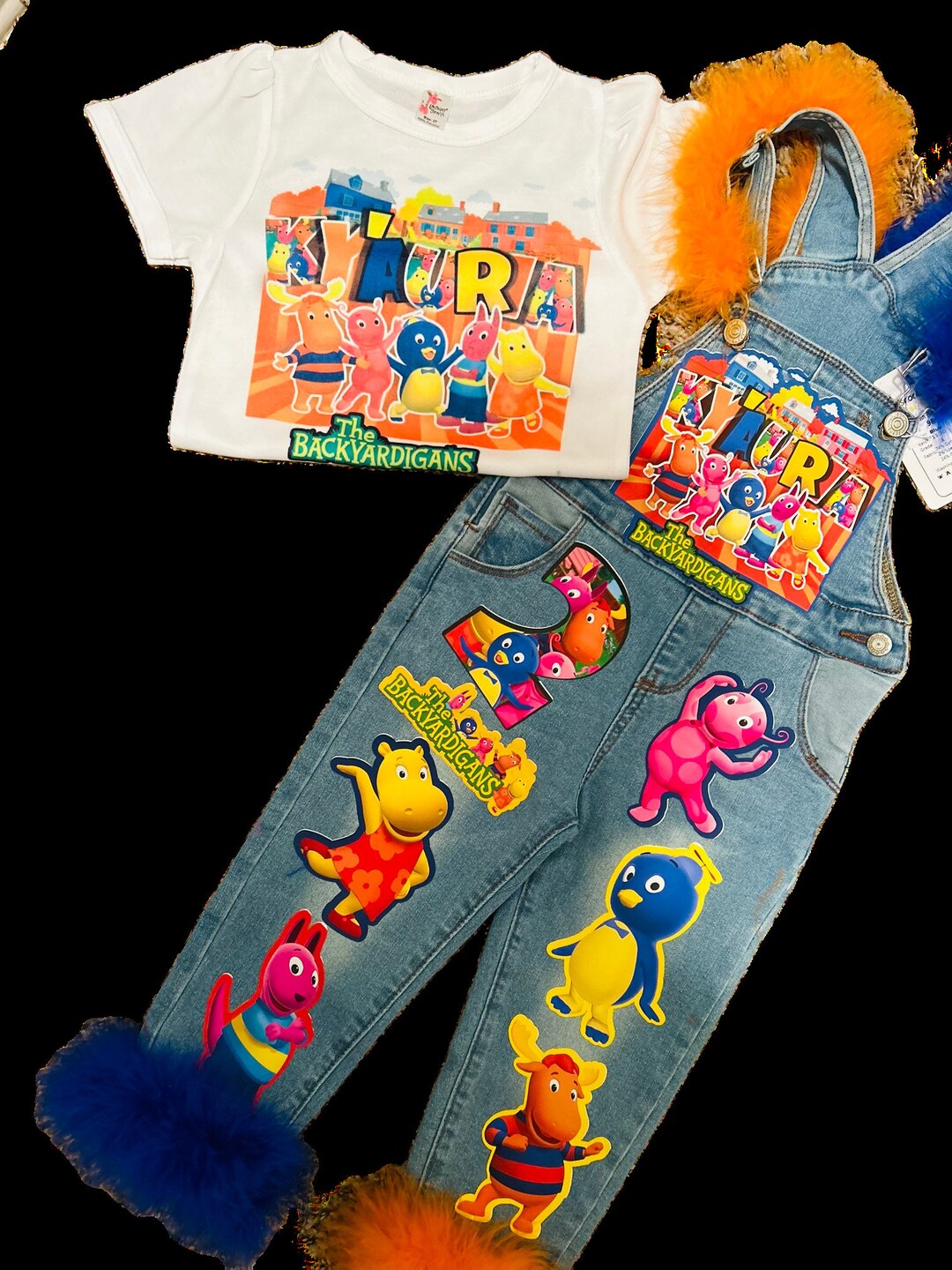 Backyardigans Custom Bday Outfit - Etsy