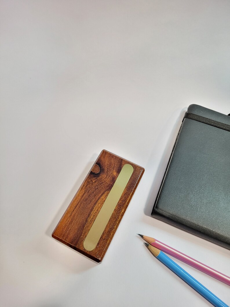 Solid Wood Paper Weight for Office Table, Stylish, Showpiece, Natural ...