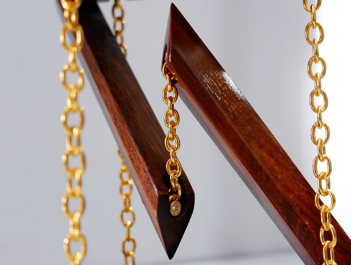 Tensegrity for Home/office Decor, Made With Solid Wood, Triangle Shape ...