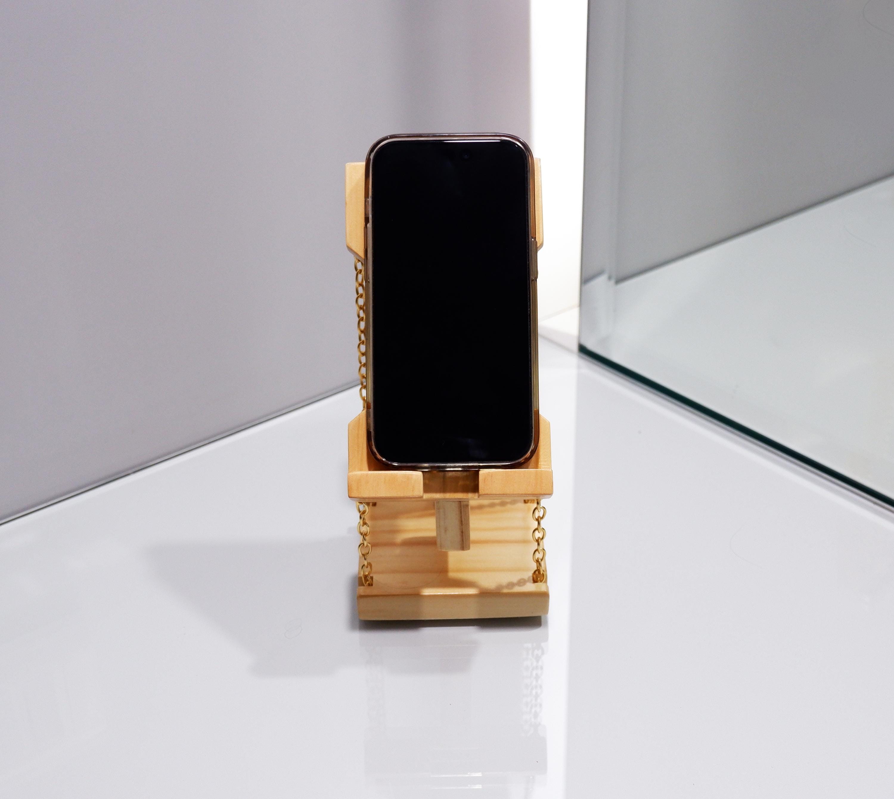 Mobile Tensegrity Stand for Home or Office, Made With Pine Wood, Light ...