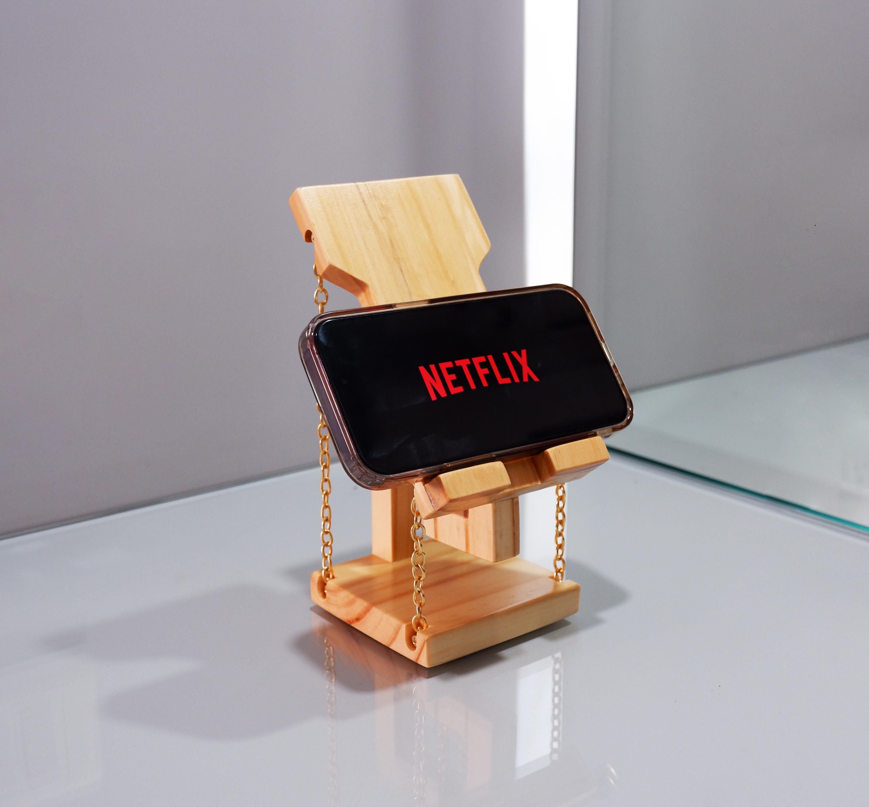 Mobile Tensegrity Stand for Home or Office, Made With Pine Wood, Light ...