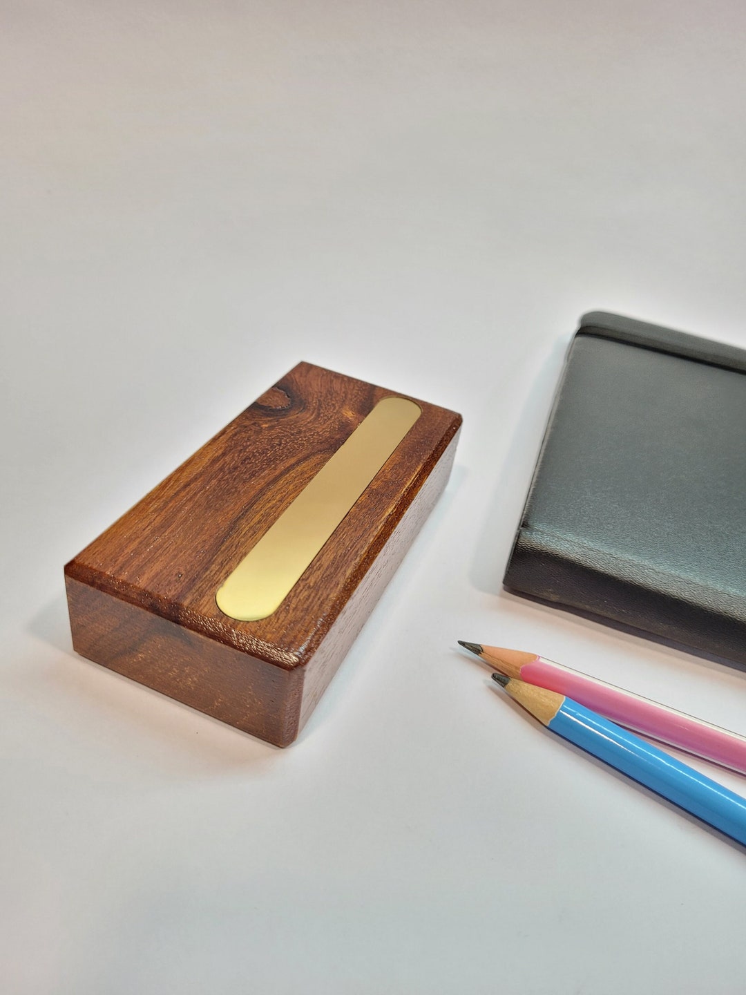 Solid Wood Paper Weight for Office Table, Stylish, Showpiece, Natural ...