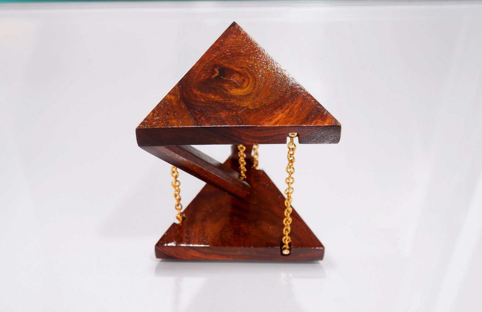 Tensegrity for Home/office Decor, Made With Solid Wood, Triangle Shape ...