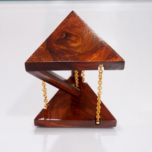 Tensegrity for Home/office Decor, Made With Solid Wood, Triangle Shape ...