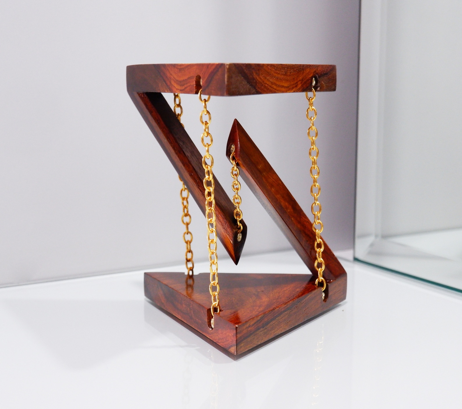 Tensegrity for Home/office Decor, Made With Solid Wood, Triangle Shape ...