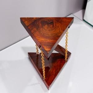 Tensegrity for Home/office Decor, Made With Solid Wood, Triangle Shape ...