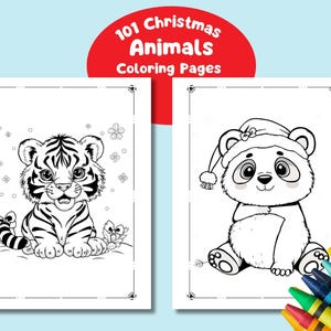 101 Christmas Animals Coloring Pages| Christmas Animals Coloring Pages ...
