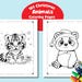 101 Christmas Animals Coloring Pages Christmas Animals Coloring Pages ...