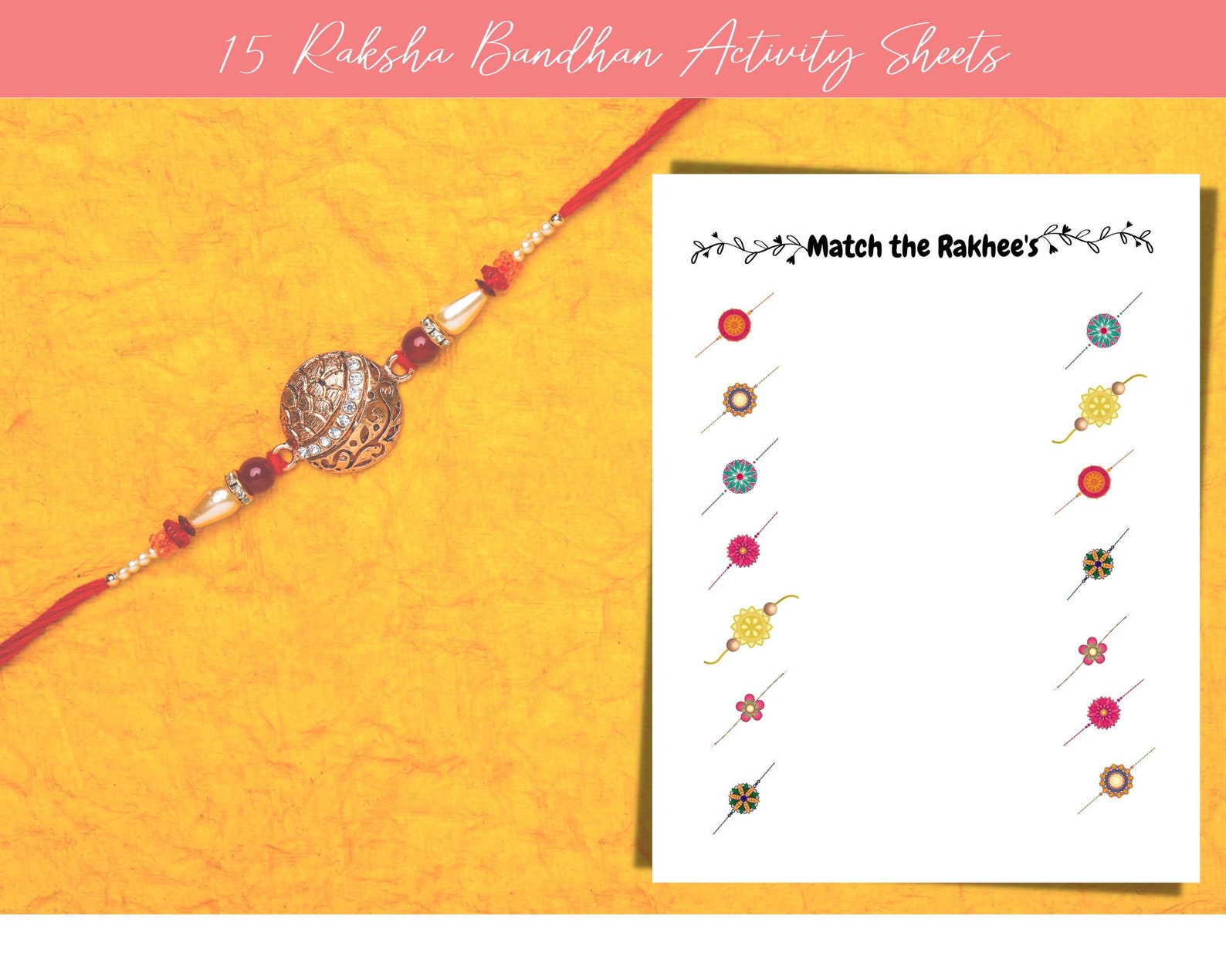 15 Raksha Bandhan Activity Pages for Preschoolers Printable Worksheets ...