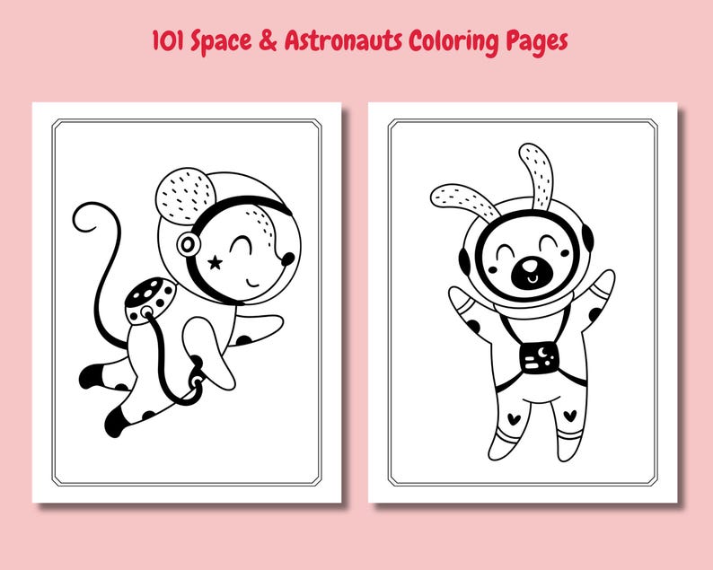 101 Space and Astronaut Coloring Pages for Kids Printable Space ...