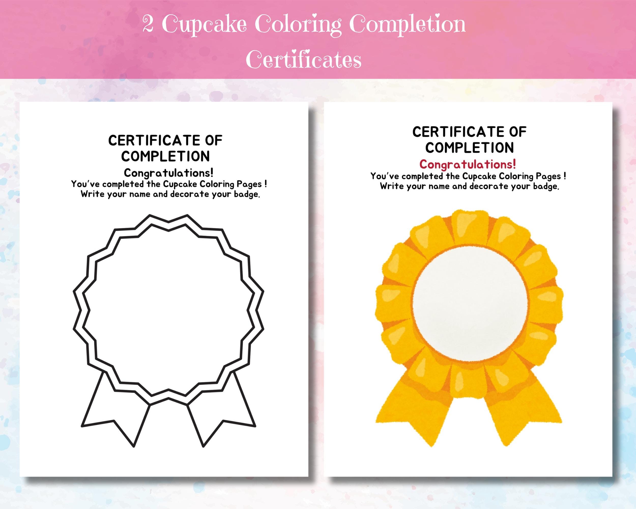 30 Cupcake Coloring Pages for Preschoolers Printable Cupcake Coloring ...