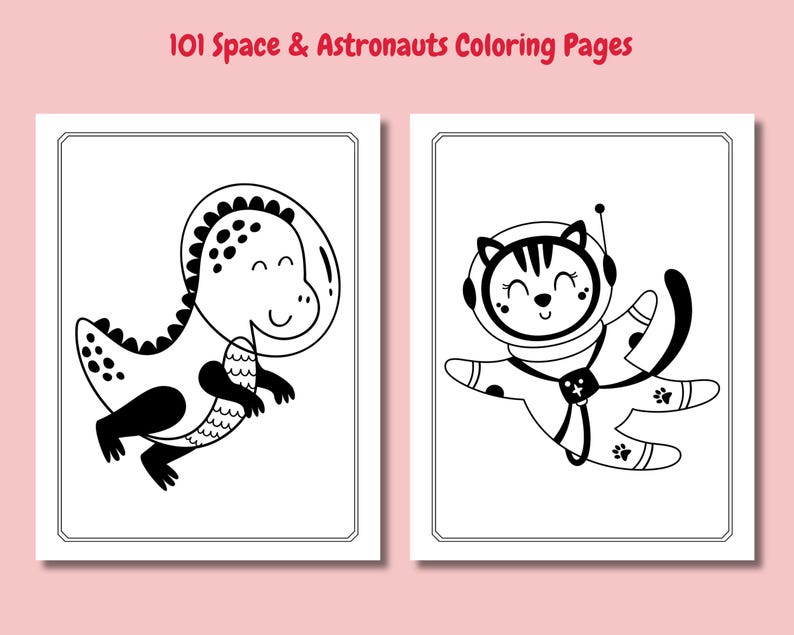 101 Space and Astronaut Coloring Pages for Kids Printable Space ...
