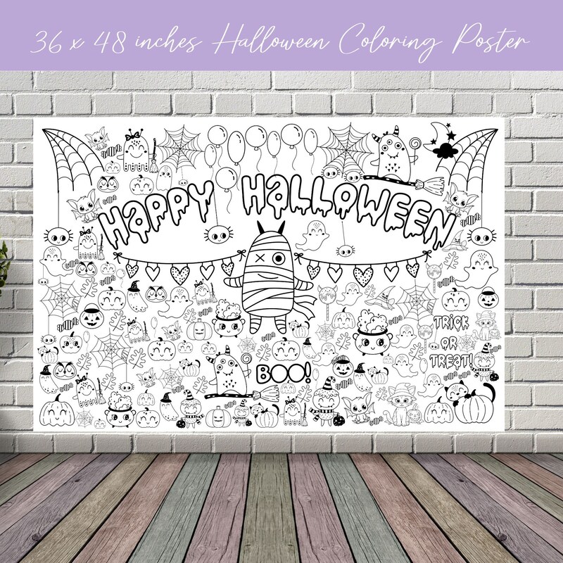 Colouring Poster - Etsy