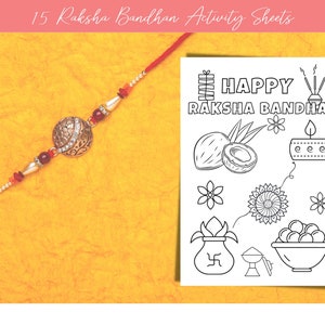 15 Raksha Bandhan Activity Pages for Preschoolers Printable Worksheets ...