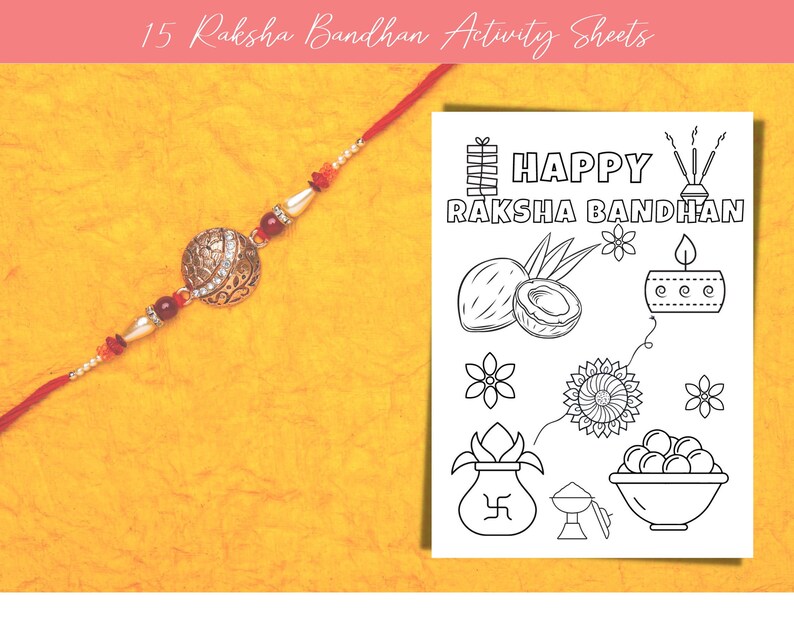 15 Raksha Bandhan Activity Pages for Preschoolers Printable Worksheets ...