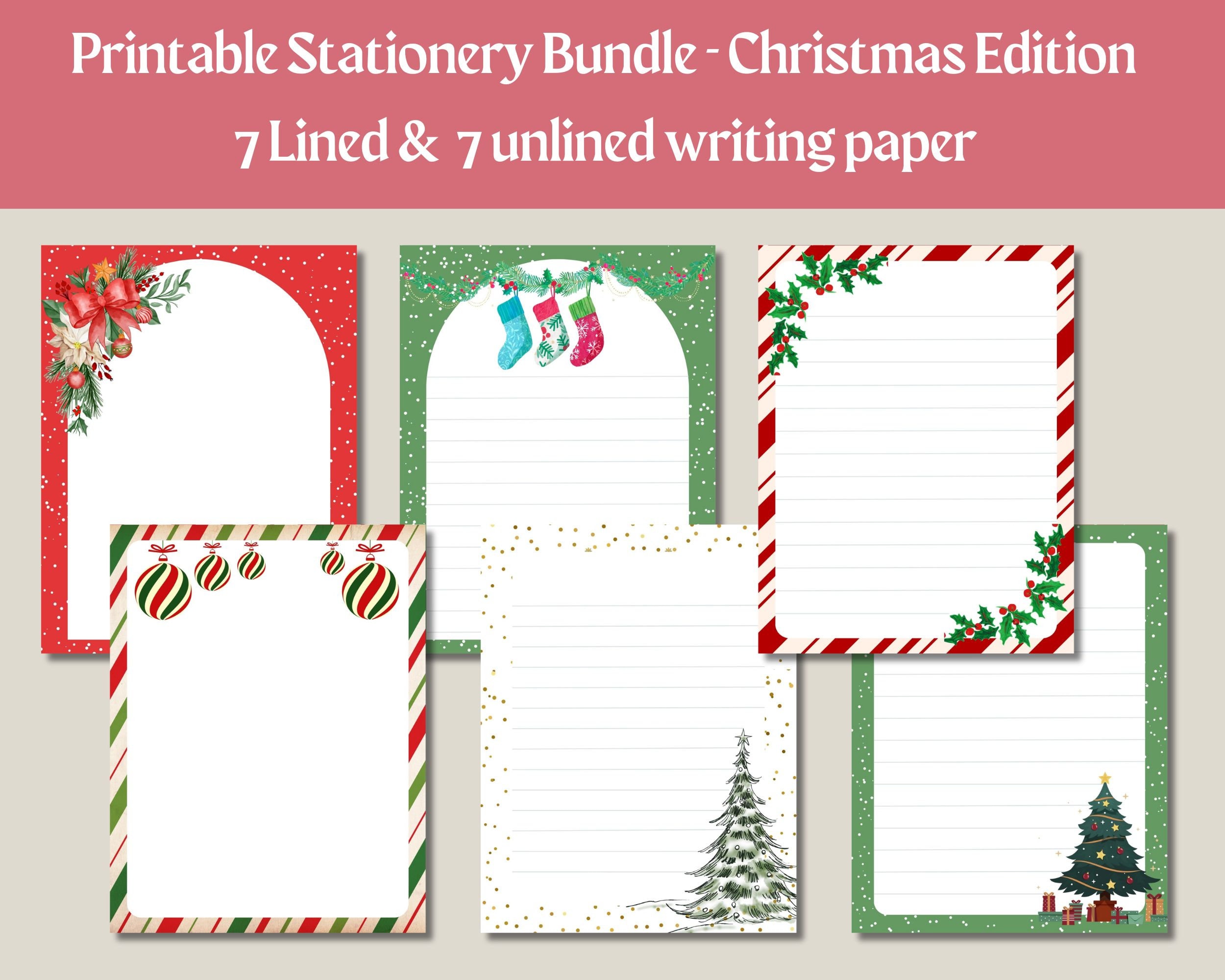 205 Pages Christmas Themed Bundle for Kids Line Tracing, Activity ...