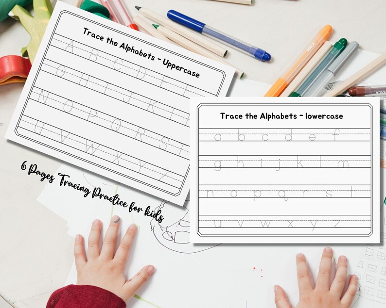 Number Tracing 1 - 20 | Alphabet Uppercase and Lowercase Tracing | Days ...