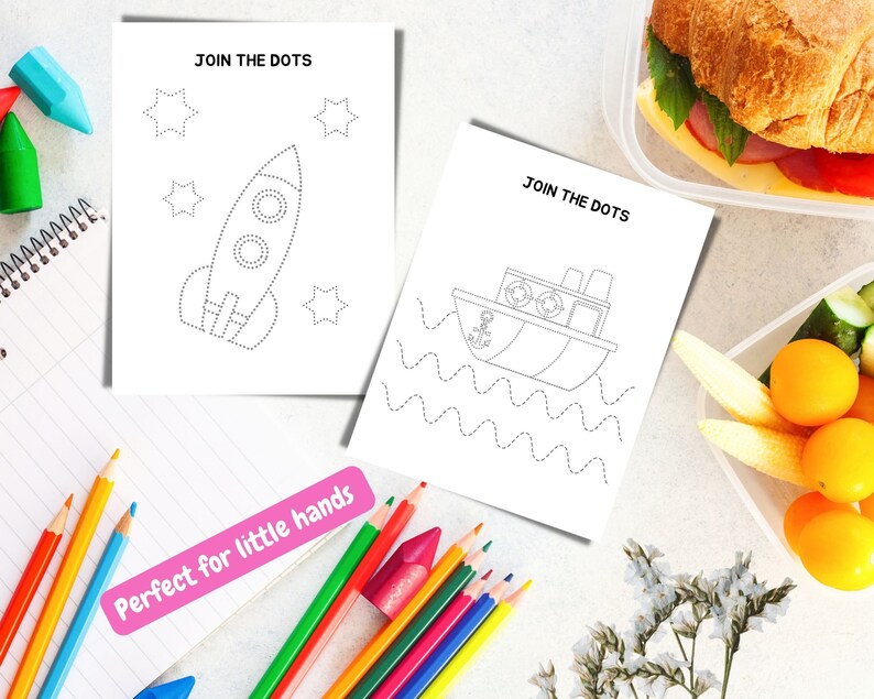 15 Trace the Lines Preschool Worksheets for Kids | Line Tracing and ...