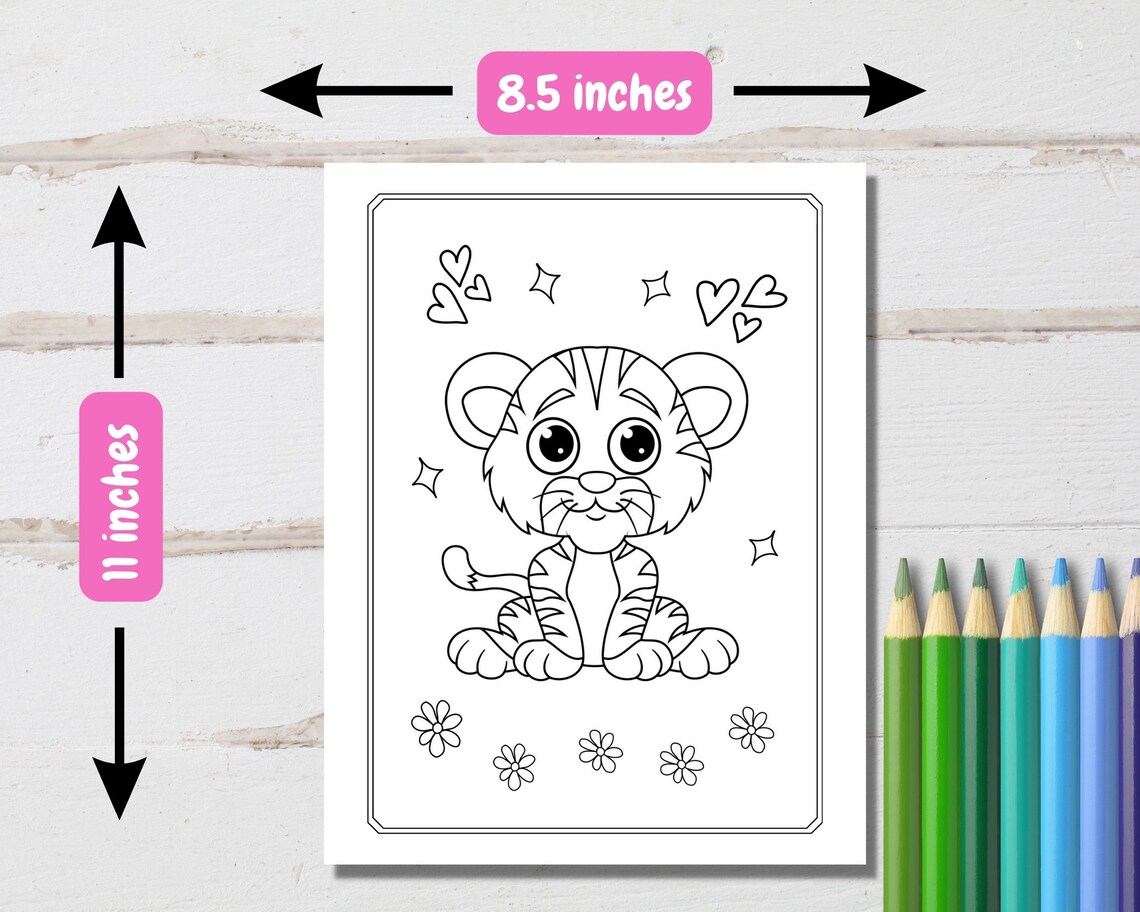 35 Cute Animal Coloring Pages for Toddlers and Preschoolers Animal ...
