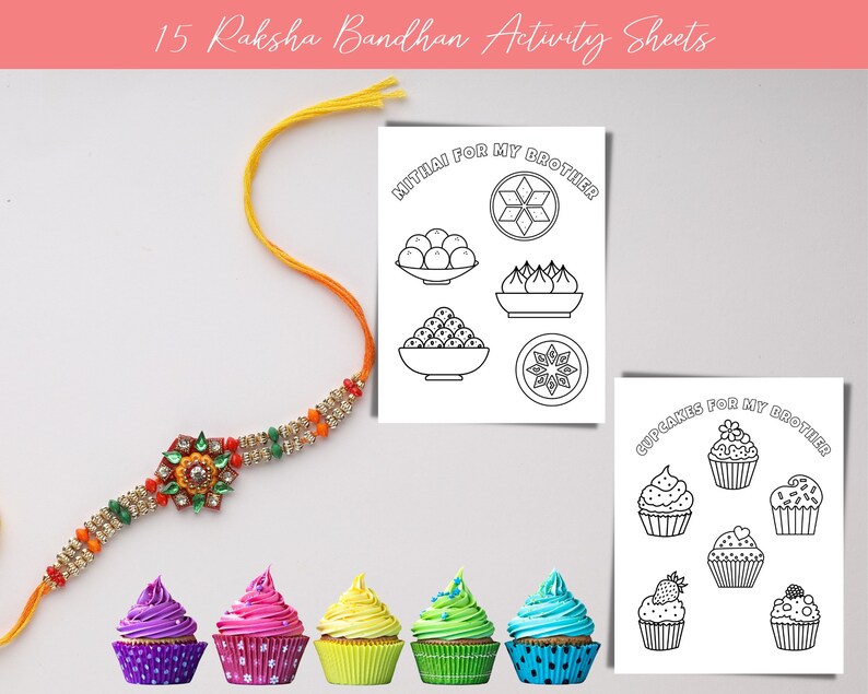15 Raksha Bandhan Activity Pages for Preschoolers Printable Worksheets ...