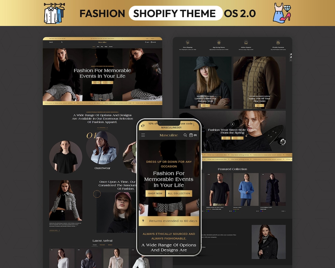 Fashion Shopify Theme | Stylish Clothing Store | Minimal & Responsive ...