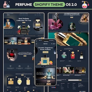 Perfume Shopify Theme | Fragrance Store Website | Minimal Shopify Theme ...