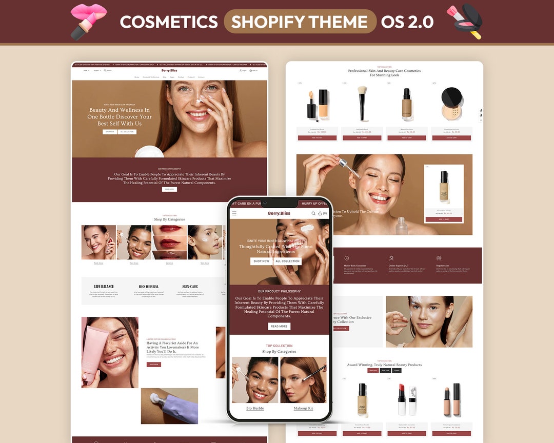 Beauty Shopify Theme | Skincare Shopify Theme | Skincare Shopify ...