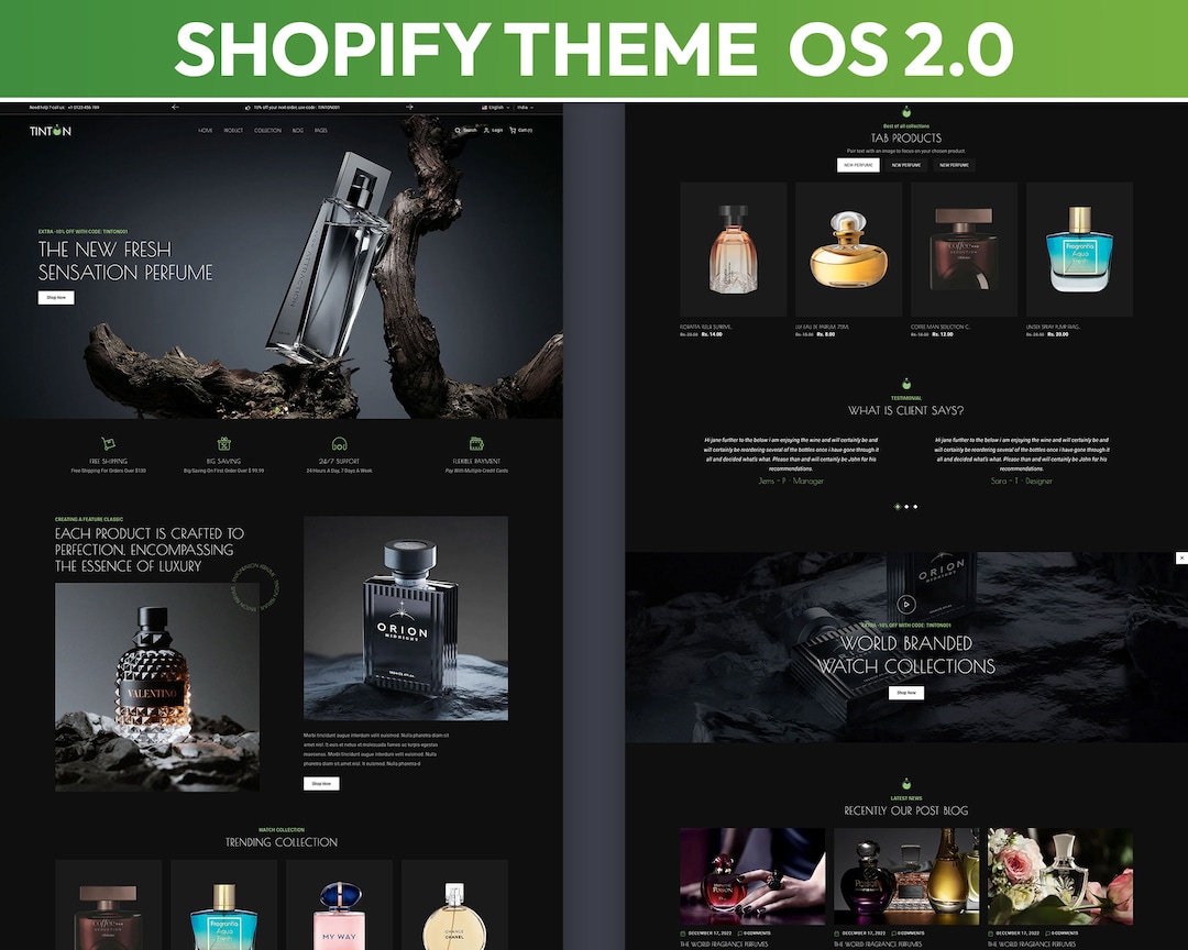 Shopify Fragrances Theme Perfume Shopify Theme Shopify Theme Minimal ...