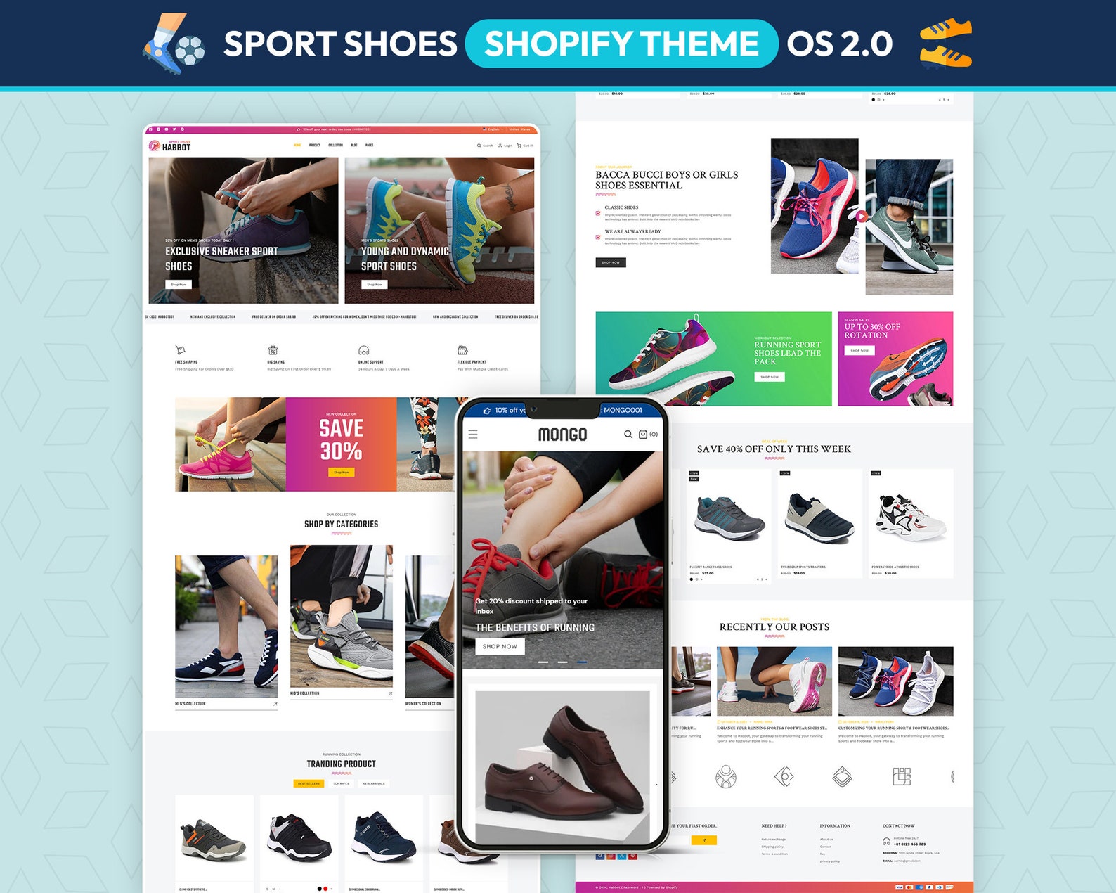 Shoes Shopify Theme | Footwear Shopify Theme | Shoes Shopify Website ...