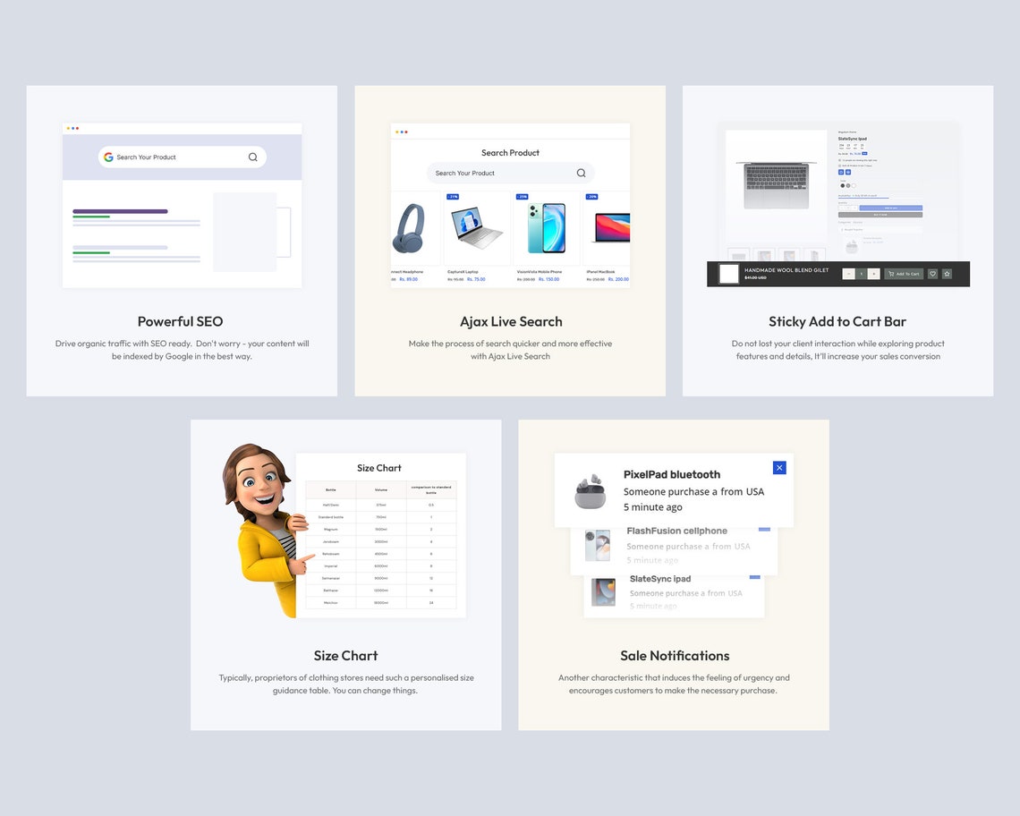 Electronics Shopify Theme, Gadgets Website Design, Modern Tech Store ...