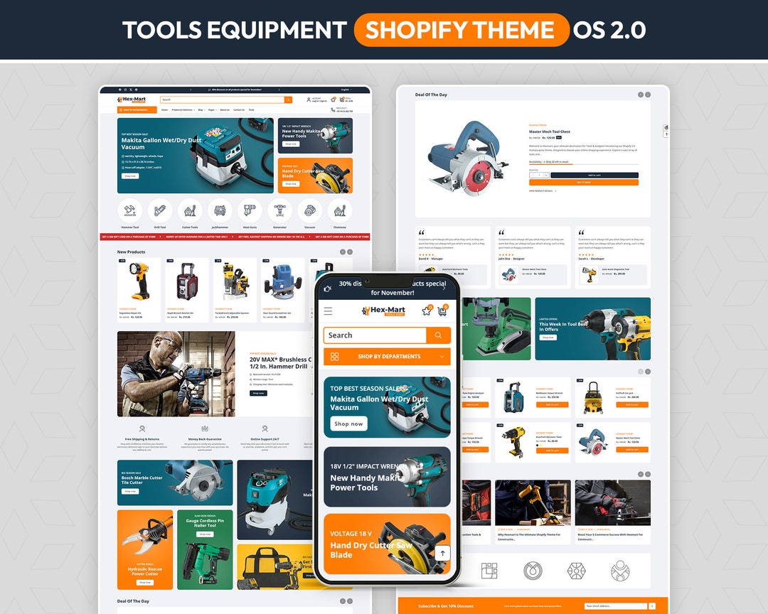 Construction Shopify Theme | Garage Tools Shopify Theme | Garage Tools ...