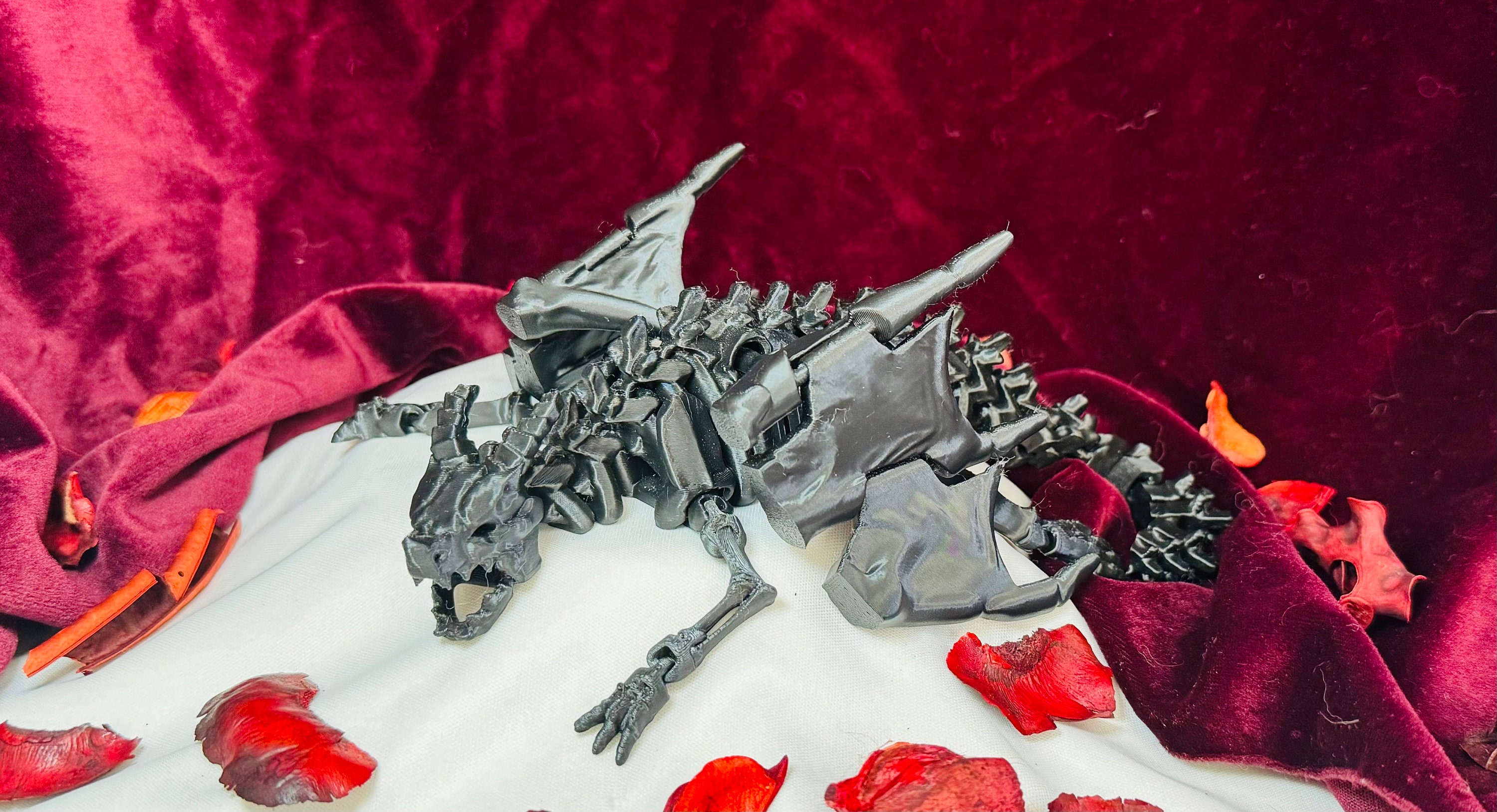 3D Printed Skeleton Dragon - Etsy
