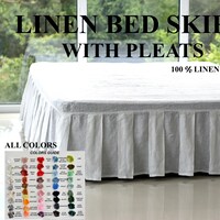 Ticking Stripe Dust Ruffle/bedskirt/green Ticking Dust Ruffle/dust ...