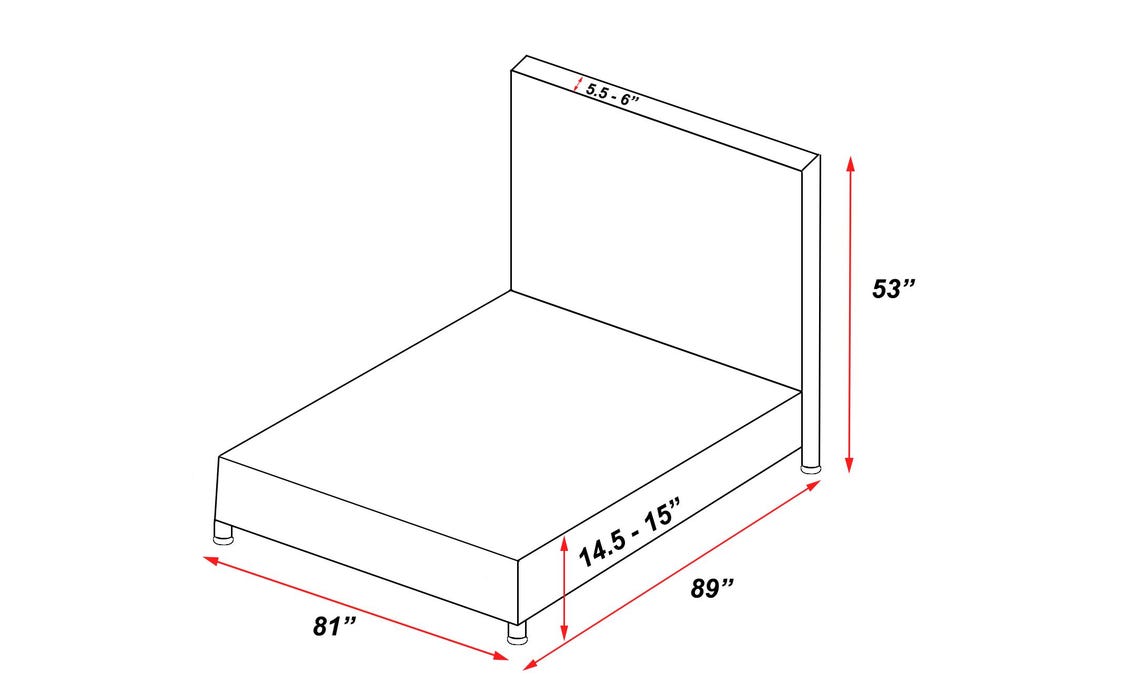 Linen Headboard Cover – Custom Slipcover for Headboard or Footboard ...