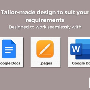 ATS Resume Template Pages, Google Docs, Word, Clean Simple Resume, ATS ...