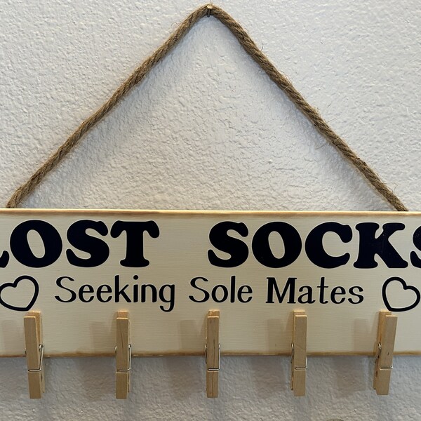 Sock Sign - Etsy